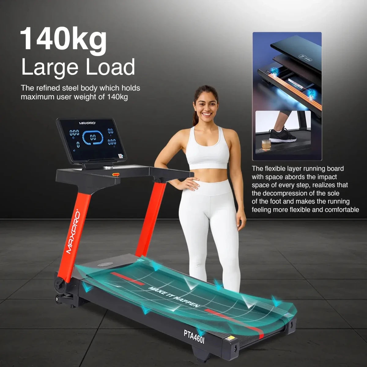 Buy Best Treadmills For Home Online in India - Maxpro Fitness