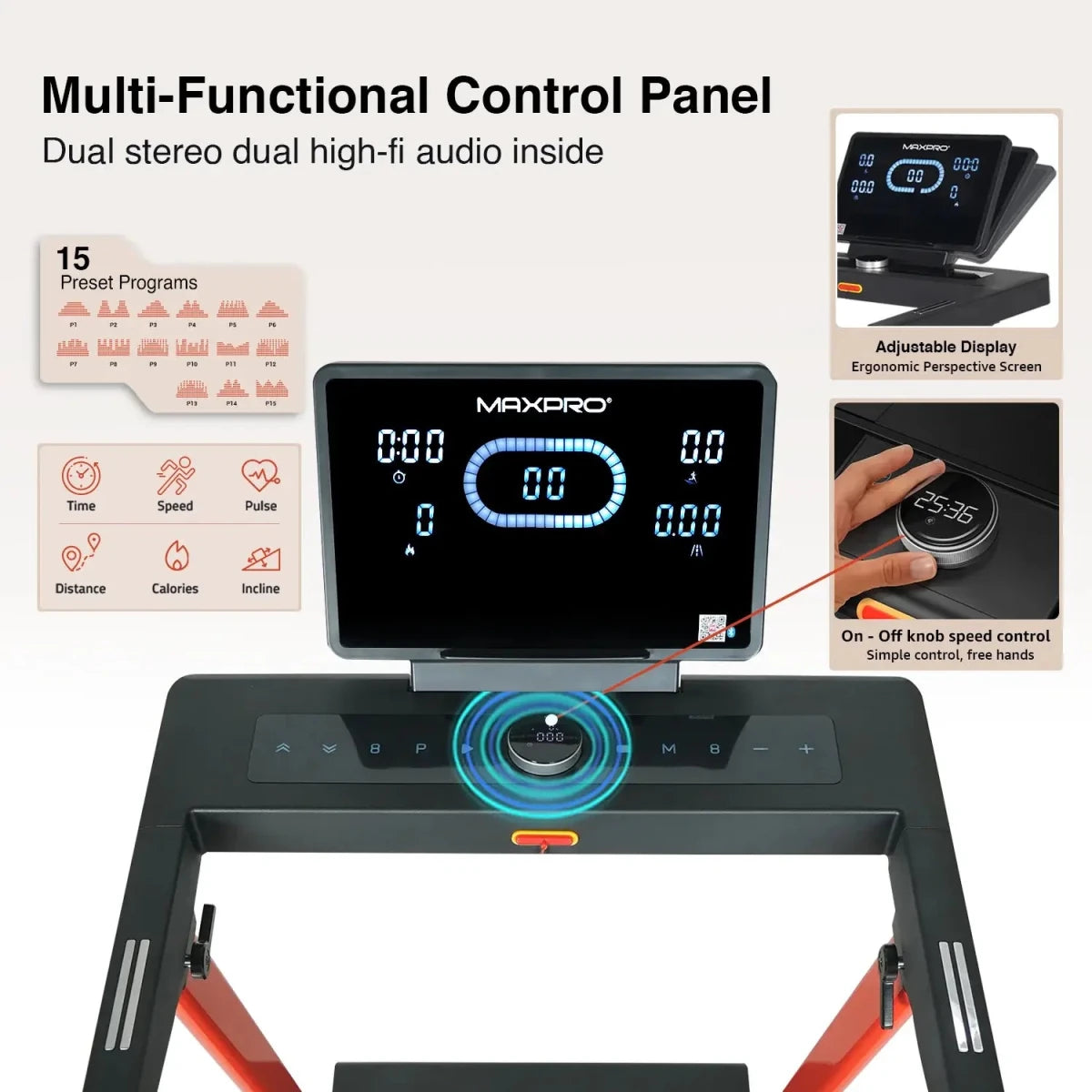 Buy Best Treadmills For Home Online in India - Maxpro Fitness